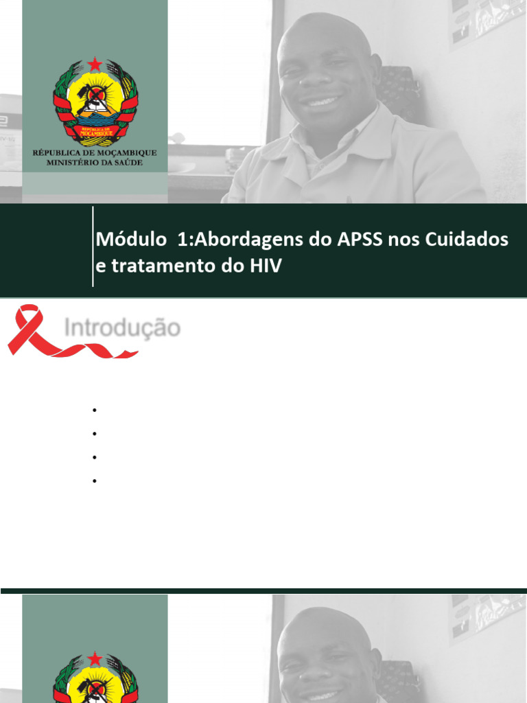 Modulo 1 - Abordagens de APSS Nos CeT Do HIV | PDF | HIV/AIDS | Gestão do HIV/Aids