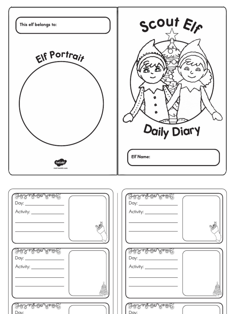 BW Scout Elves Daily Diary | PDF