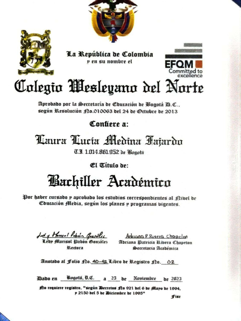 Diploma - Laura Medina | PDF