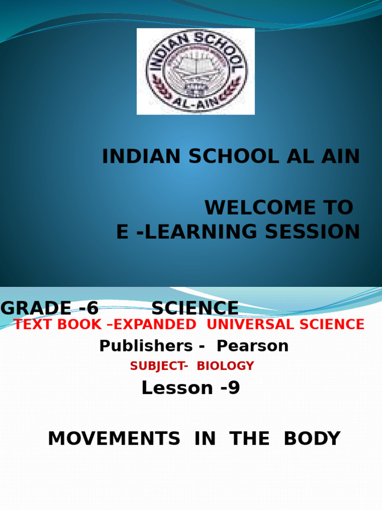 Grade 6 Science: Body Movements in Animals | PDF | Animal Locomotion | Fin