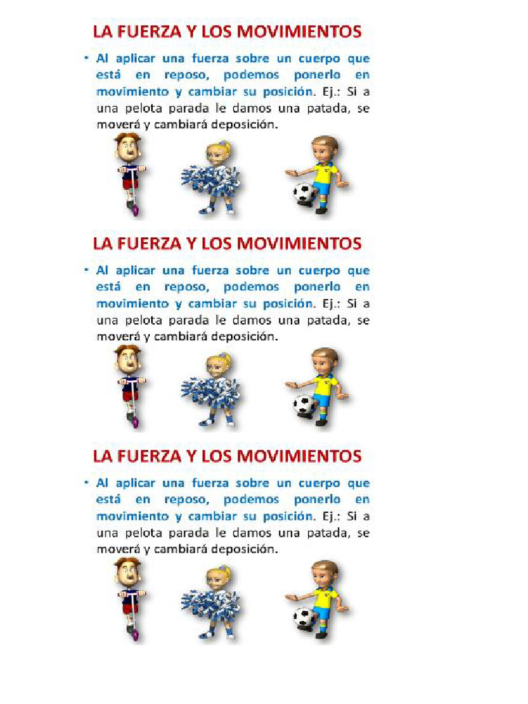Fuerza y Movimiento | PDF