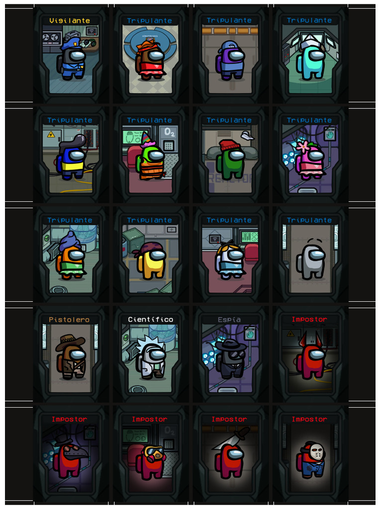 Amongus Juedo de Cartas | PDF