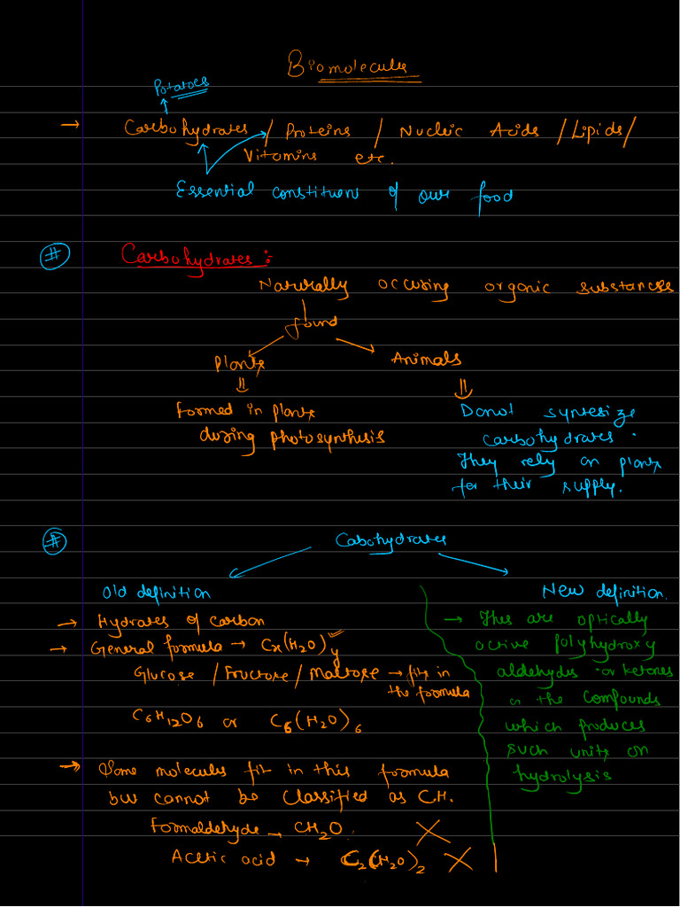Biomolecules 1 | PDF