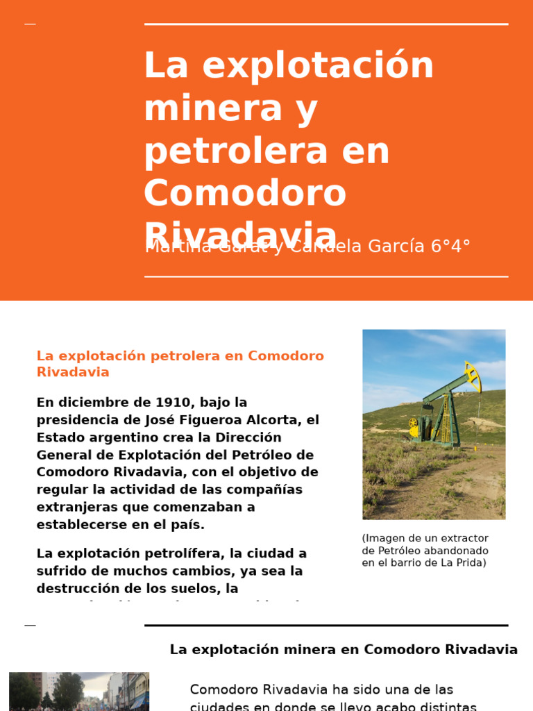 La Explotación Minera y Petrolifera | PDF