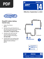 GO Train Schedule Overview | PDF | Public Transport