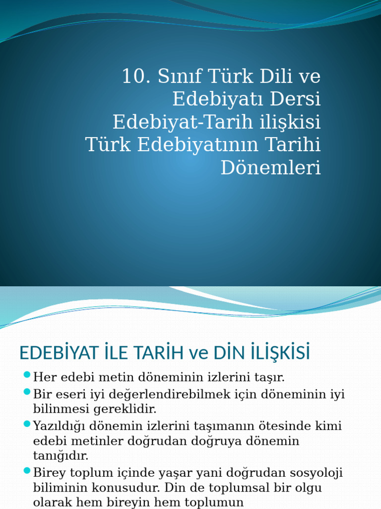 sYnYf Edeb 1.slayt | PDF