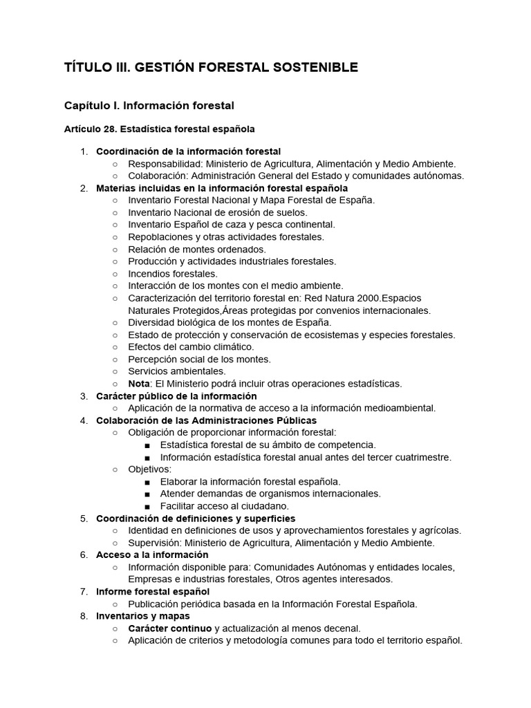 Apuntes Guarda Forestal Comunidad de Madrid | PDF | Los bosques ...