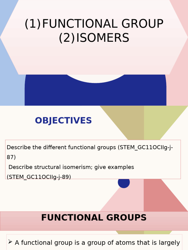 Functional Groups and STRUCTURAL ISOMERS | PDF | Ester | Isomer