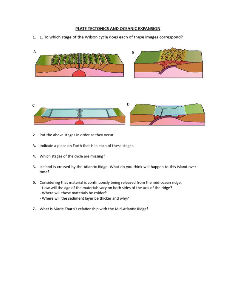 Wilson Cycle Stages & Oceanic Expansion | PDF