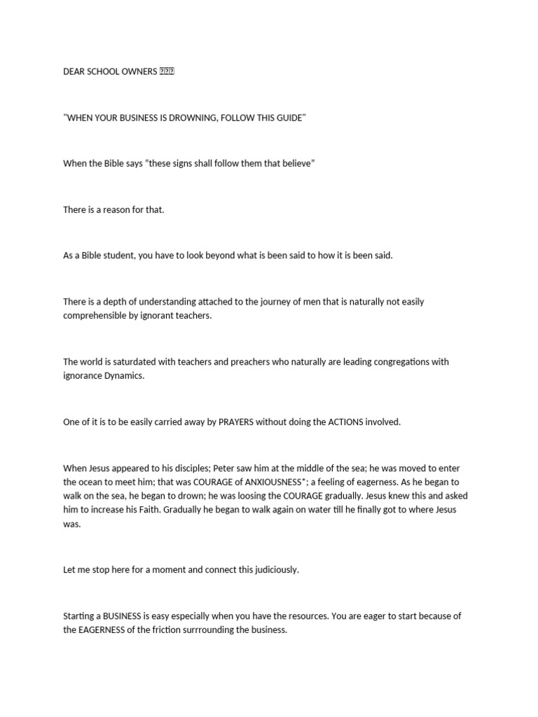 DEAR SCHOOL OWN-WPS Office 2 | PDF | Jesus | Faith