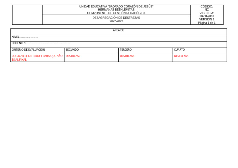 2 Formato para El Pci | PDF