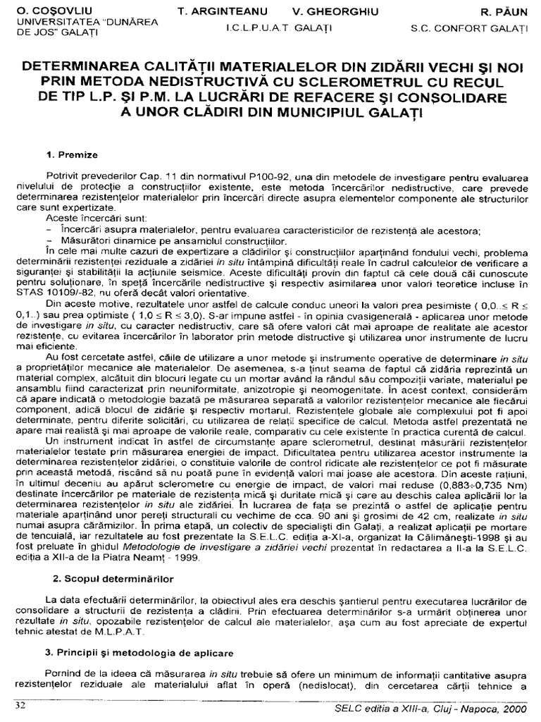 Determinarea Calitatii Materialelor... | PDF