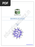 Class 11 Biology Biomolecules Notes | PDF