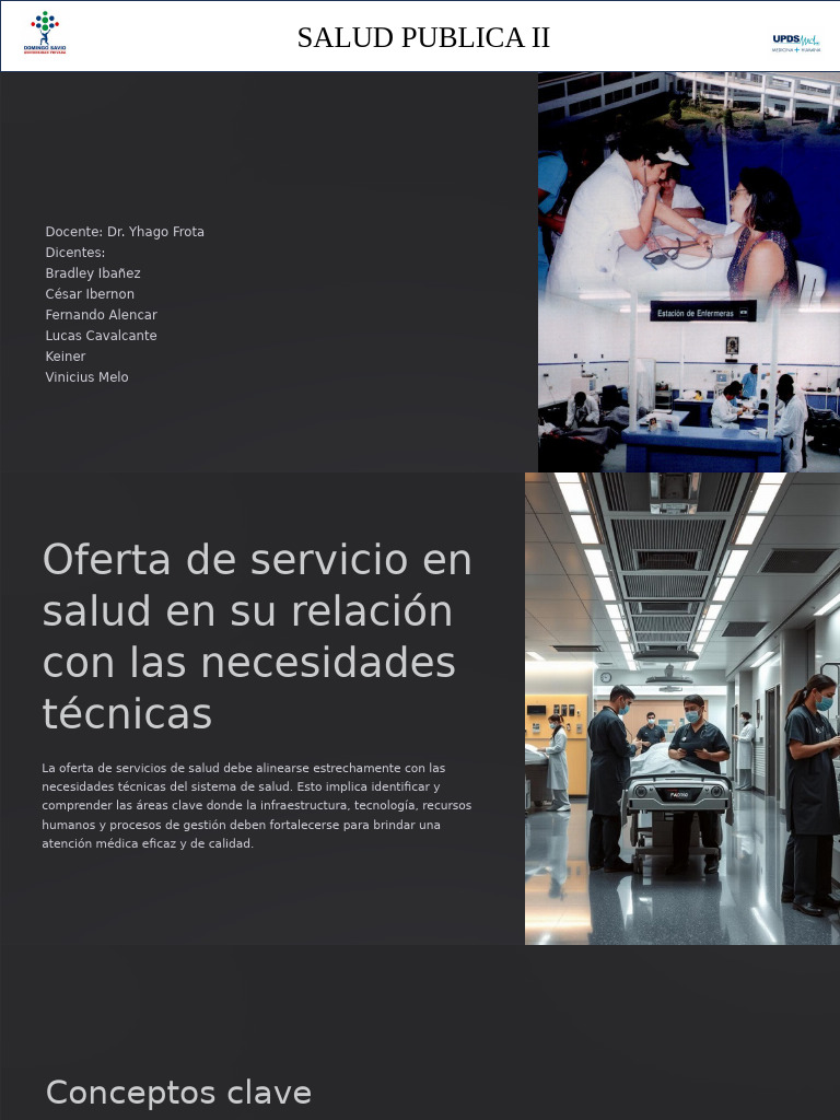 Oferta de Servicio en Salud en Su Relacion Con Las Necesidades Tecnicas (1) .PPTX (Somente ...