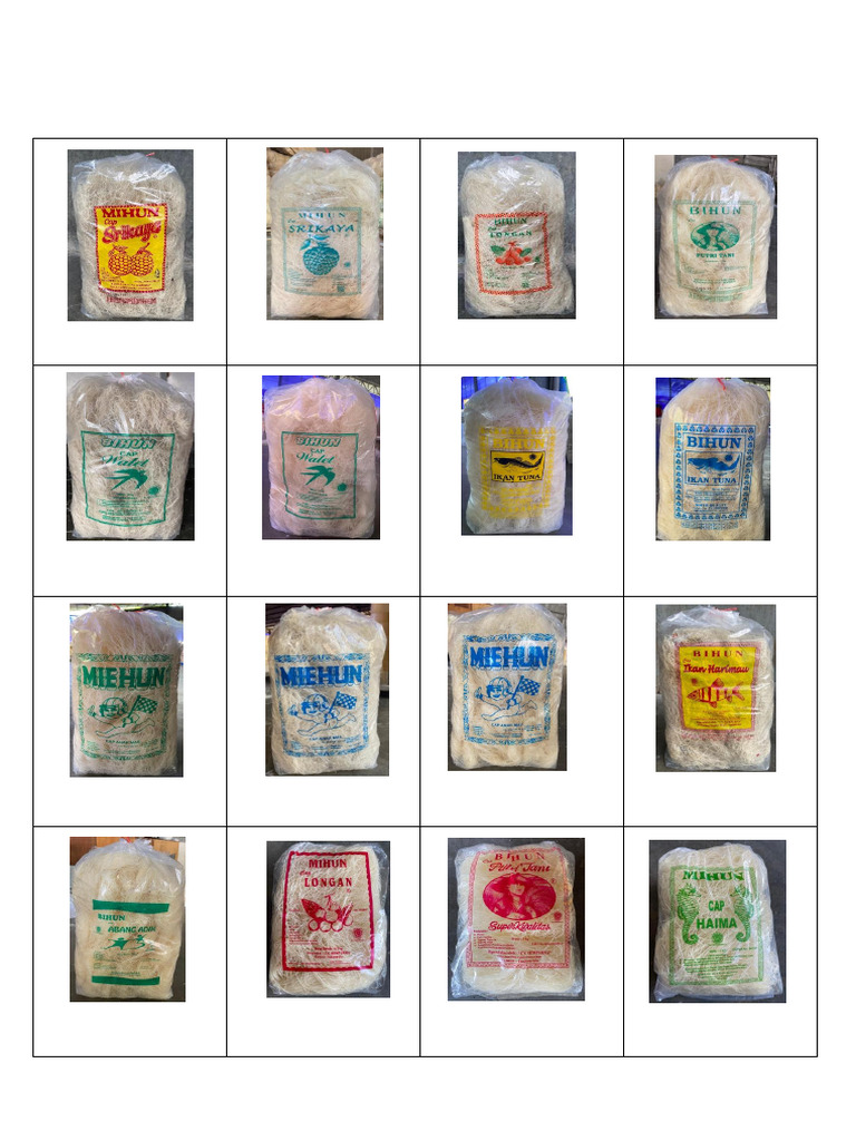 Produk Bihun & Bijag Sumatera Barat | PDF