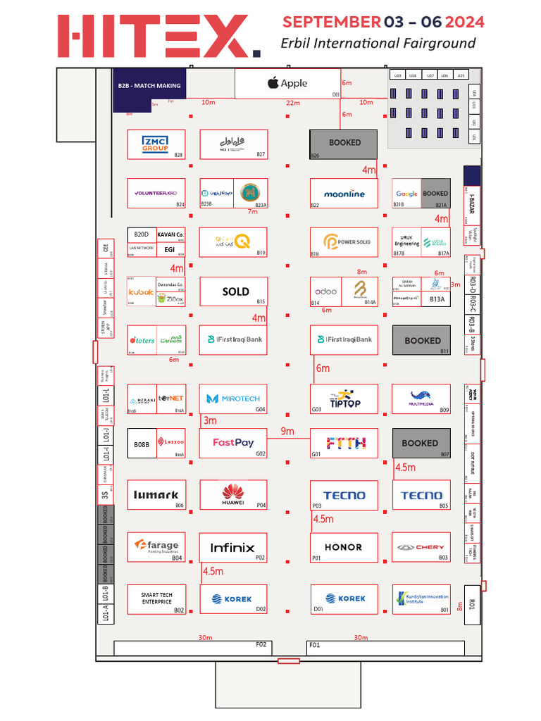 HITEX 2024 - Floor Plan-21 | PDF