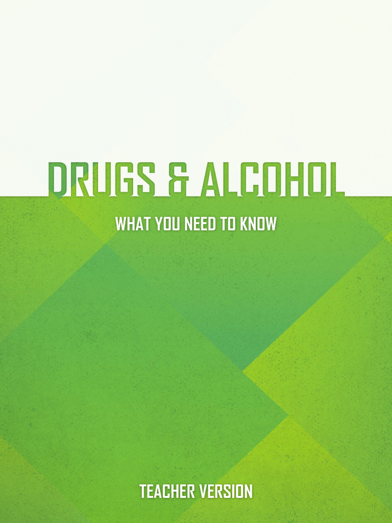Drug - Education - Teacher - Booklet - (For - Screen - Use) | PDF ...