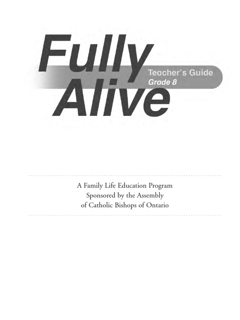 Fully Alive gr8 | PDF | Jesus | Love