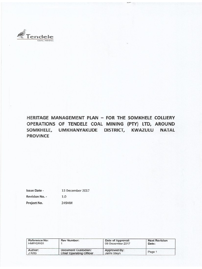 249HM - Somkhele HMP - Final | PDF