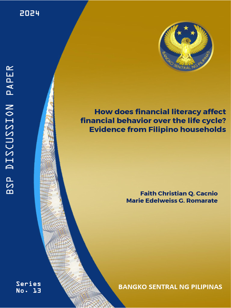 DP 202413 | PDF | Literacy | Financial Literacy