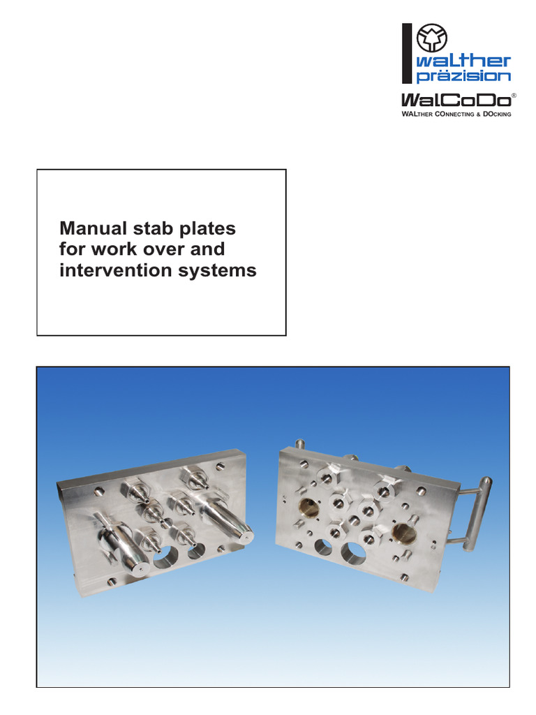 Manual Stab Plates | PDF | Manufactured Goods | Mechanical Engineering