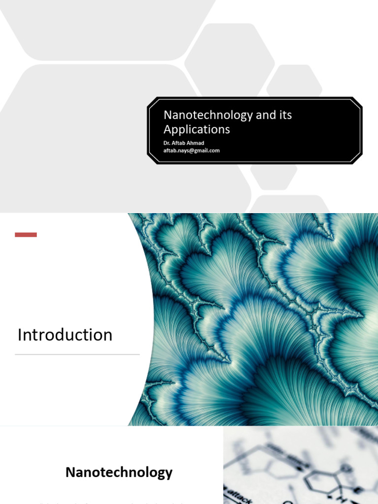 Lecture 8, Nanotechnology and Its Applications | PDF | Nanotechnology | Nanoparticle