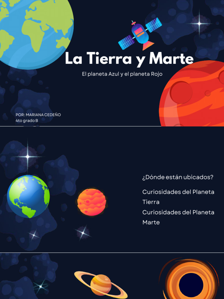 El Planeta Azul y El Planeta Rojo | PDF