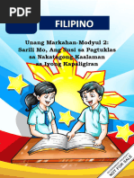 Q3 G11 Pagbasa at Pagsusuri - Module 1 | PDF