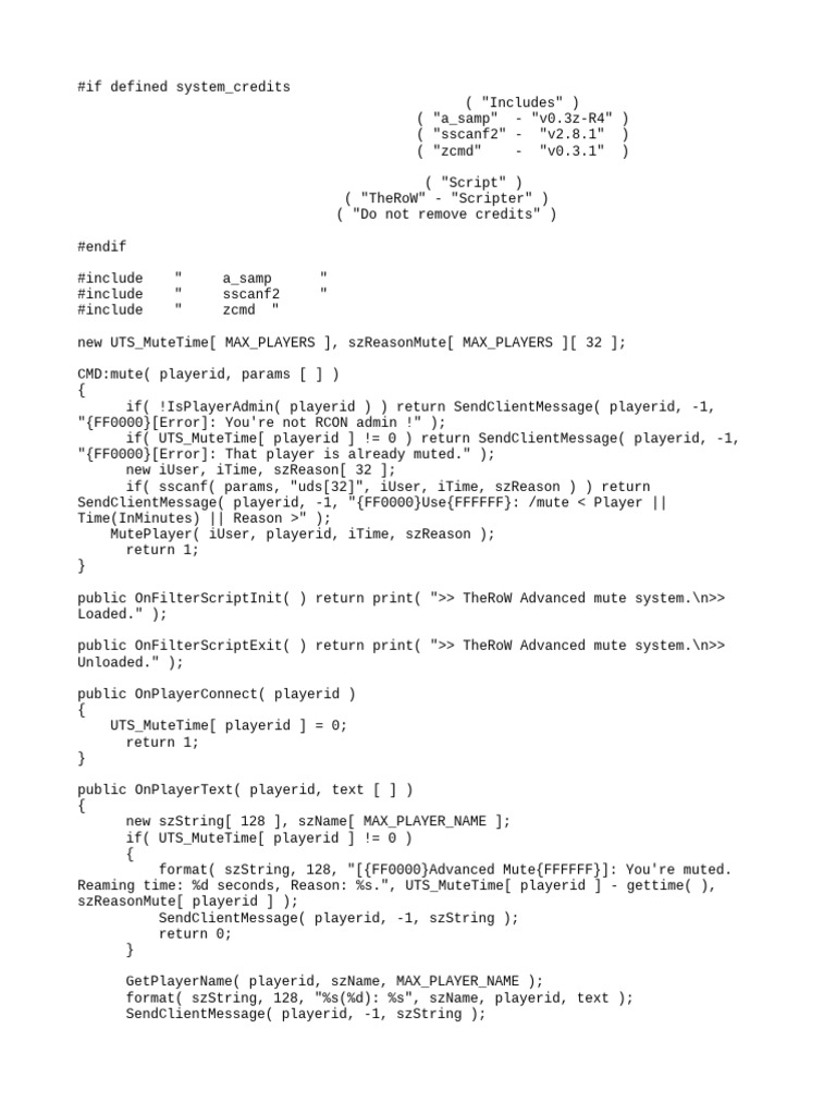 TheRoW Mute System. | PDF