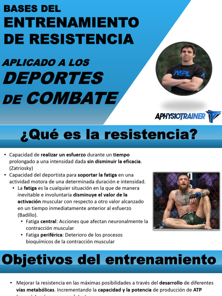 Clase 3 - La Resistencia en Los DDCC | PDF | Músculo | Metabolismo