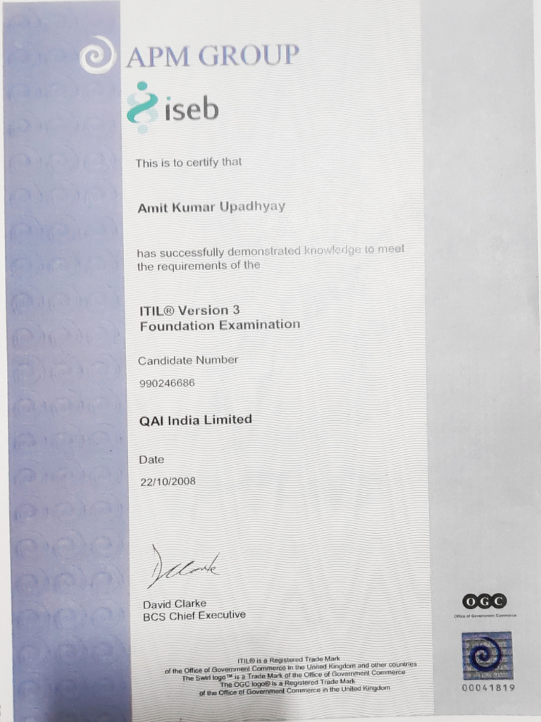 ITIL Ve Foundation | PDF