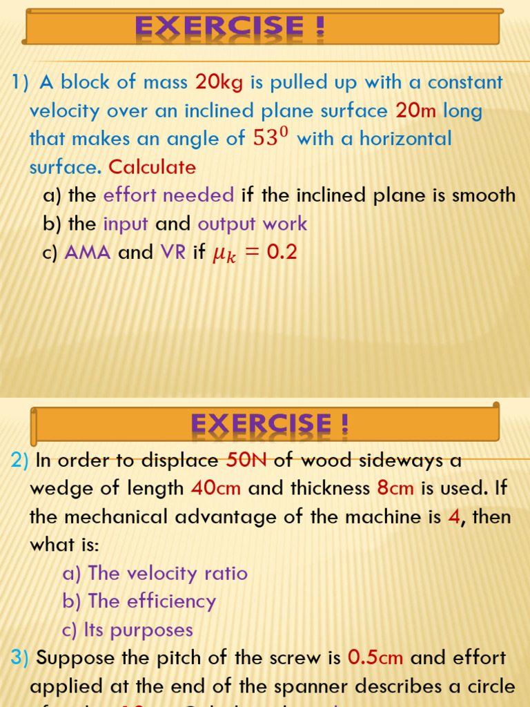 Physics Exercise | PDF