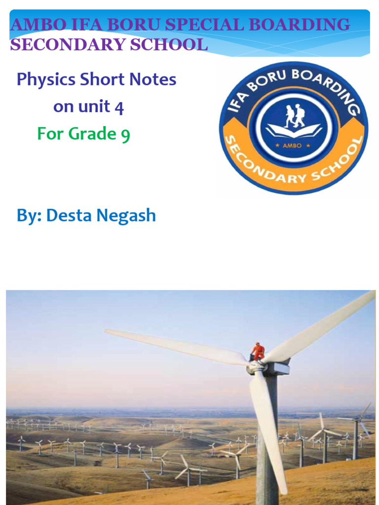 Physics Short Note On U-4-1 | PDF | Force | Potential Energy