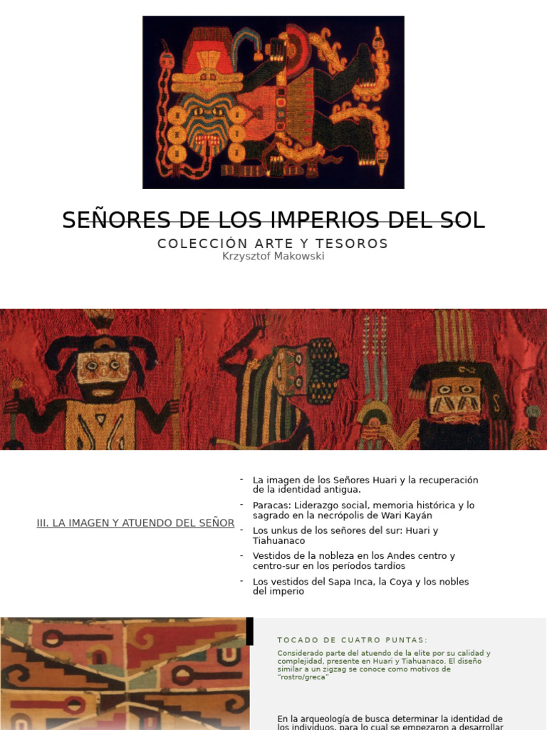Identidad en los Imperios del Sol | PDF | Imperio Inca | Textiles