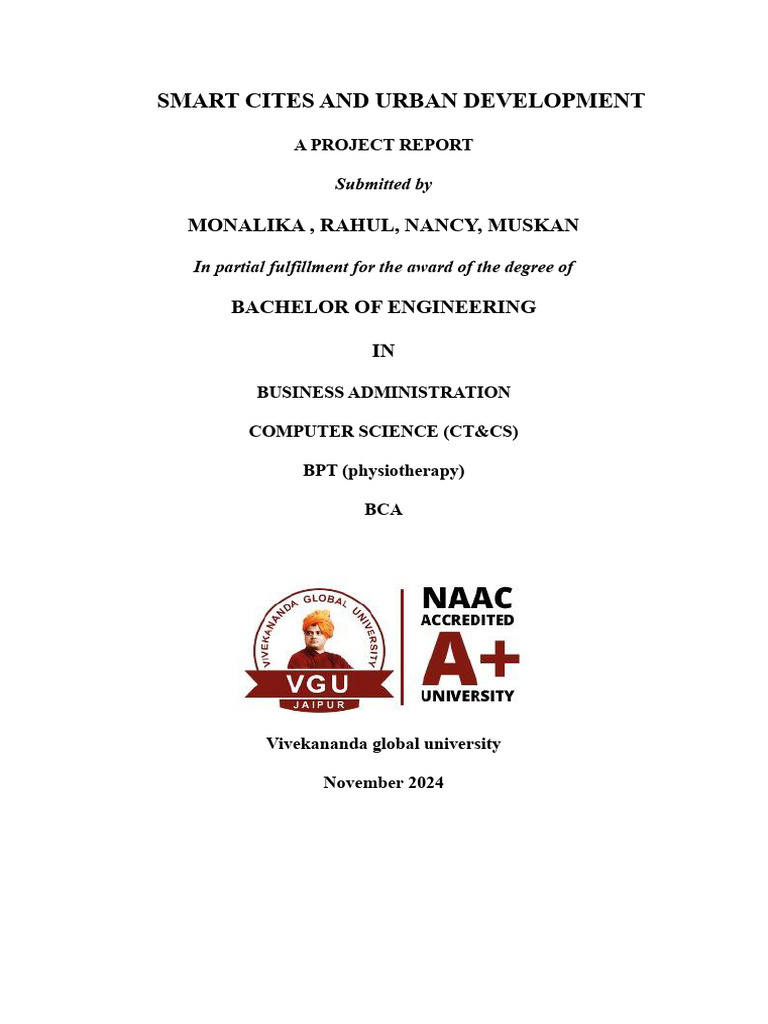 Smart Cities: Urban Development Strategies | PDF | Infrastructure ...