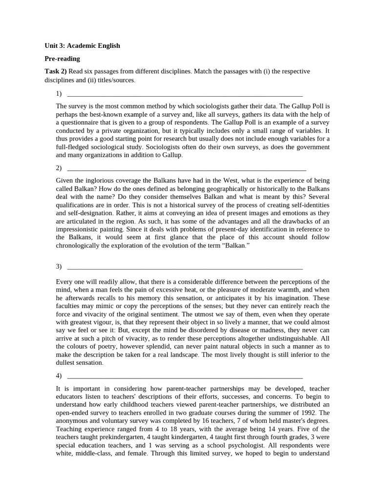 3a Academic English - Excerpts | PDF | Ancient Egypt | Sociology