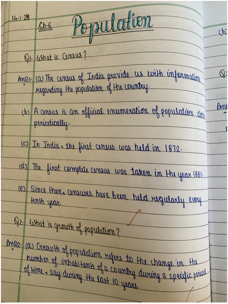 9 Population Written Work | PDF