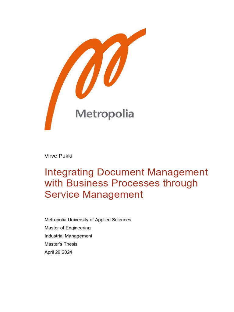 Integrating Document Management Pdf Quantitative Research