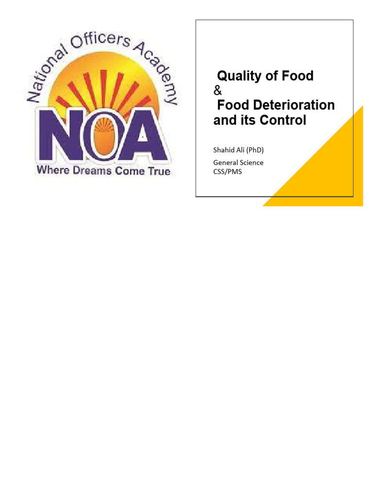 Lecture 4-B | PDF | Food Preservation | Foods