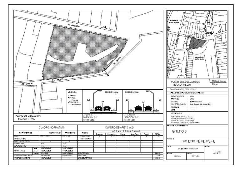 Plano de Ubicacion-Layout1 | PDF | Planificación urbana | Urbanización