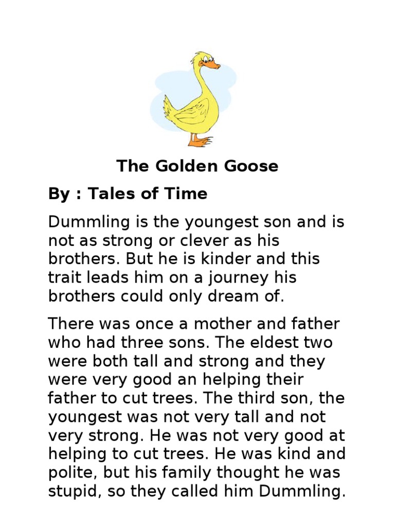 The Golden Goose | PDF