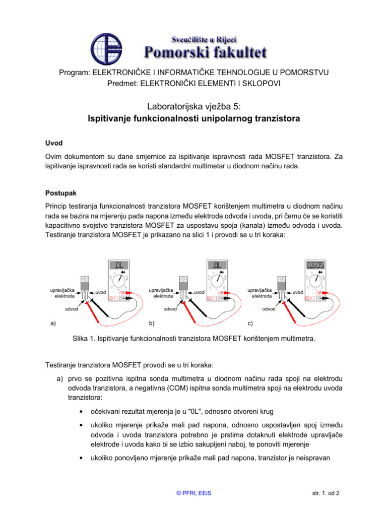 EEiS Lab Vjezba 5 | PDF