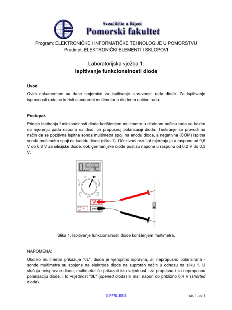 EEiS_Lab_Vjezba_1 | PDF