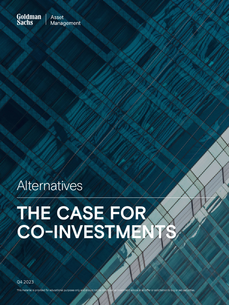 The Case For Co Investments | PDF | Private Equity | Investing
