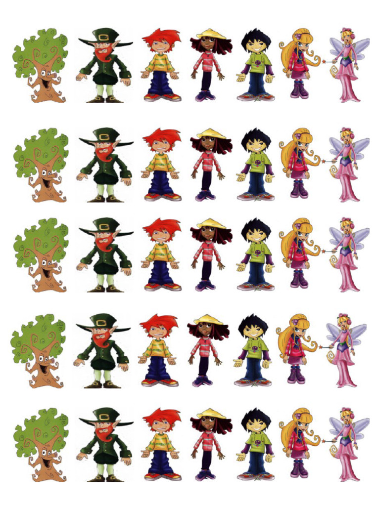 Characters Fairyland Clasa 3-4 | PDF