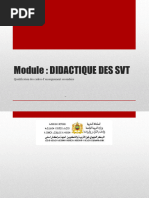 Cours Didactique APPLIQUEE SVT Kenitra | PDF | Enseignement | Pédagogie