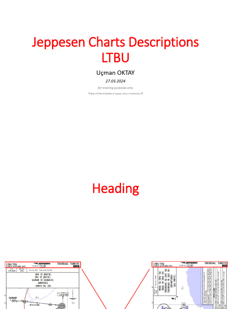 Jeppesen Chart Descriptions v.06 | PDF | Air Traffic Control | Navigation