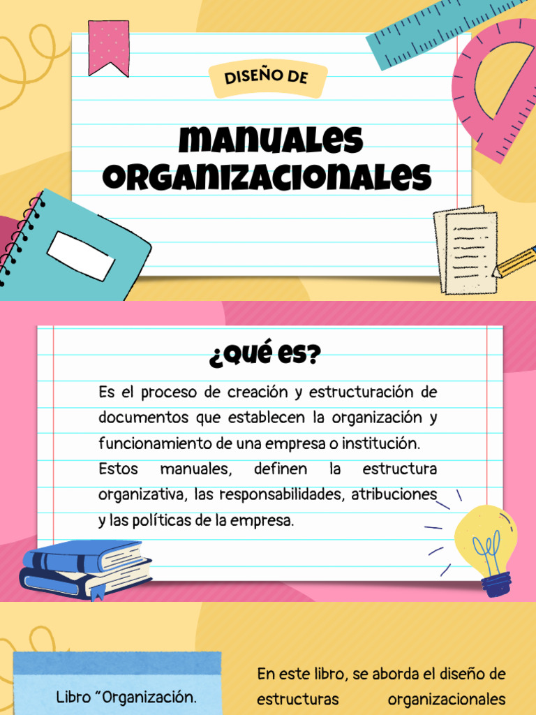 Manuales Organizacionales: Estructura y Función | PDF | Business ...