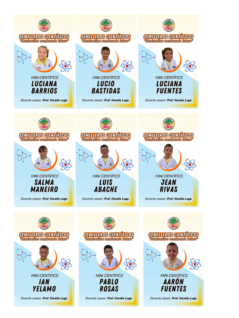 CARNET. SEMILLEROS CIENTIFICOS | PDF