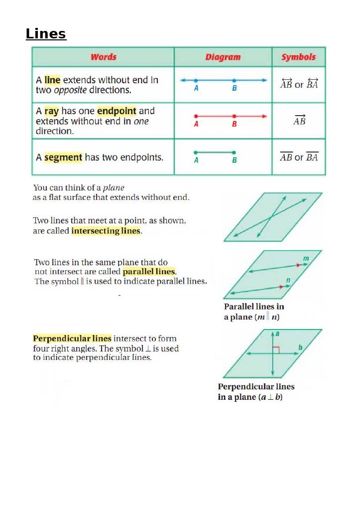 Geometry Glossary of Terms | PDF | Circle | Geometric Objects